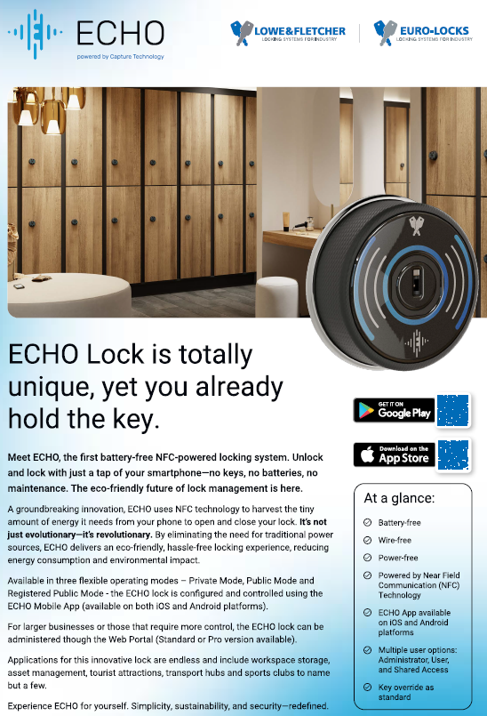 Meet ECHO, the first battery-free, NFC-powered locking system